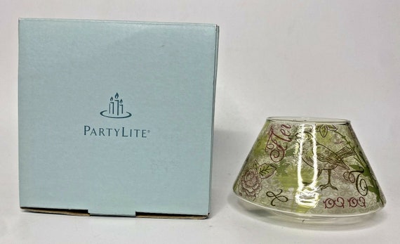 Vintage Retired PartyLite Birds & Bloom Mini Barrel J… - Gem