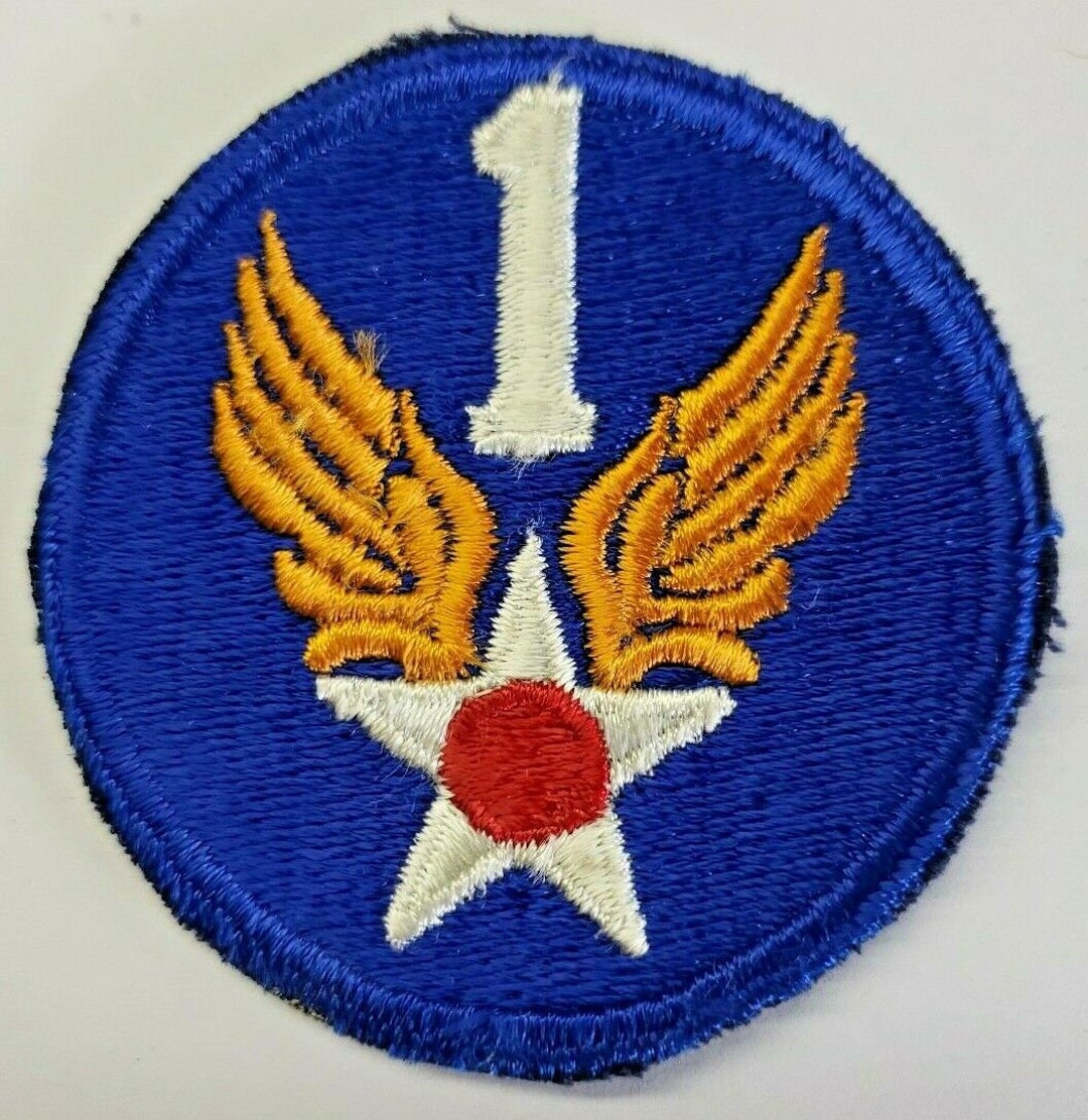 Vintage Ww2 United States 1st Air Force Patch 2 5/8 Od Pb156 - Etsy