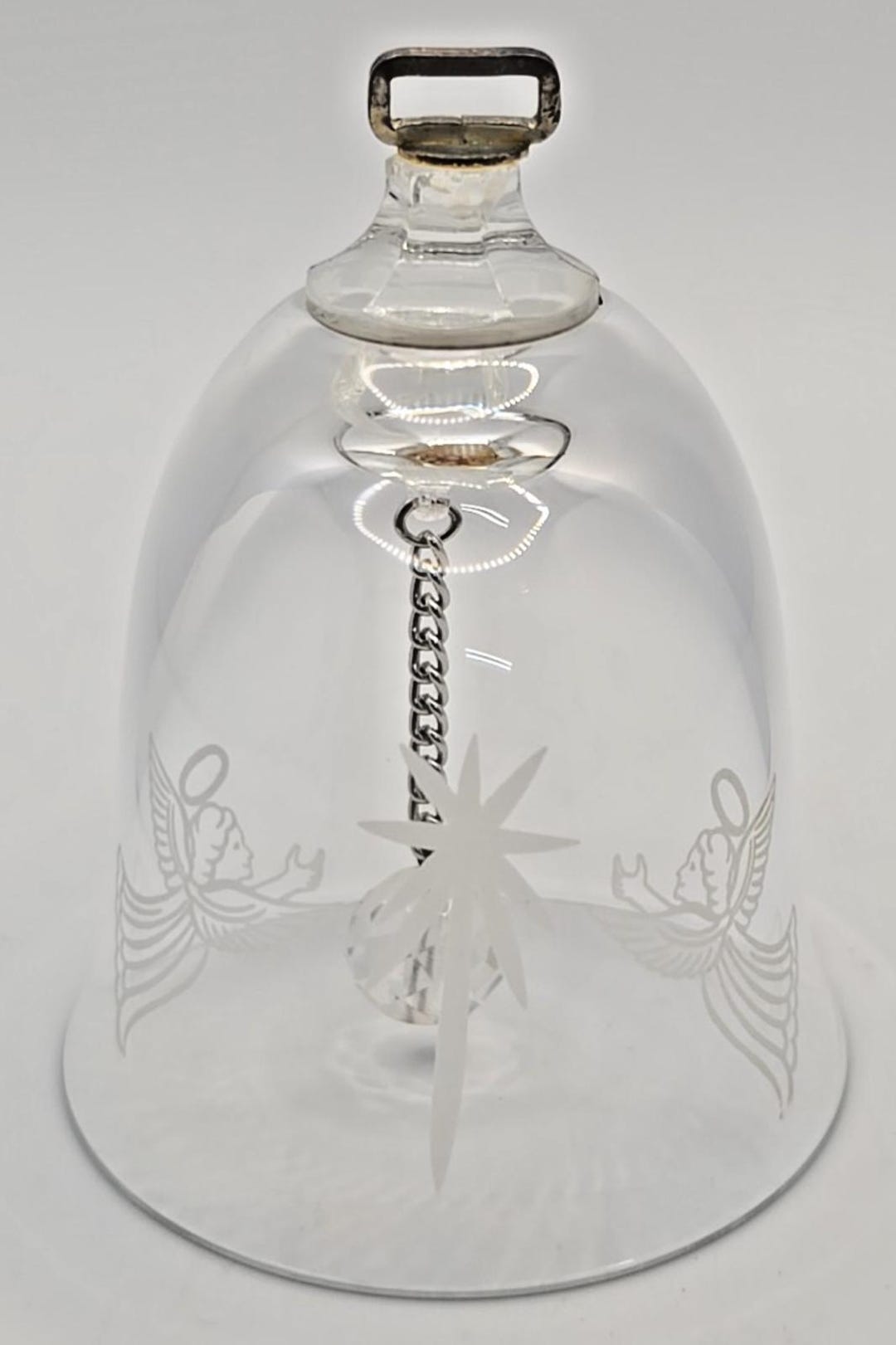 Goebel Lead Crystal Christmas Bell Ornament Vintage Bell Angels U97 - Etsy