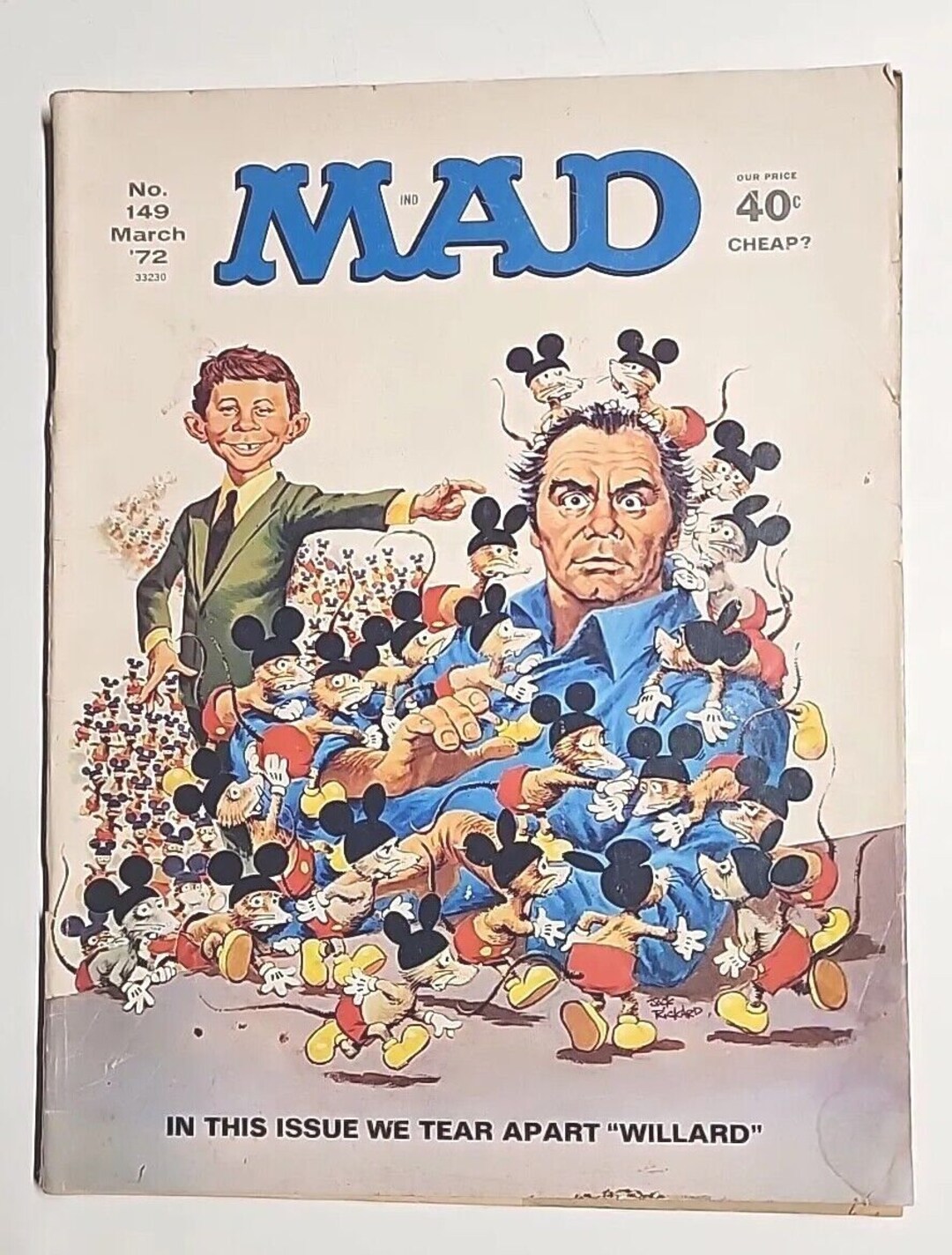 1972 MAD Magazine March No. 149 Willard M649 - Etsy