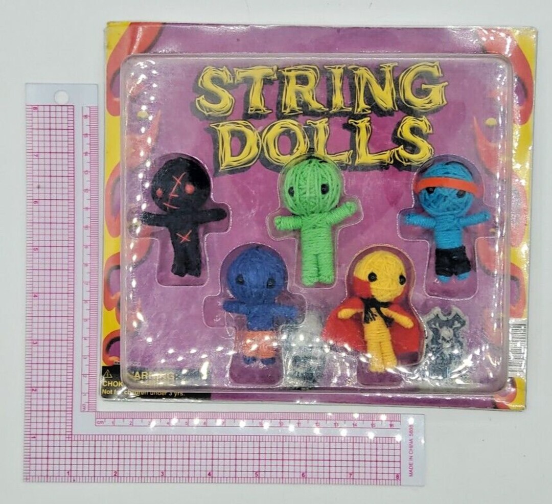 Vintage Vending Display Board String Dolls 0268 - Etsy