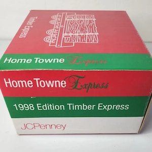 Vintage Home Towne Timber Express Car 1998 Jcpenney NIB U16 - Etsy