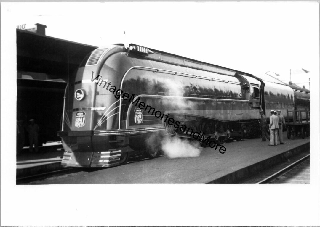 Vintage Union Pacific Railroad 7002 Steam Locomotive 3.5 X 5 Real Photo ...