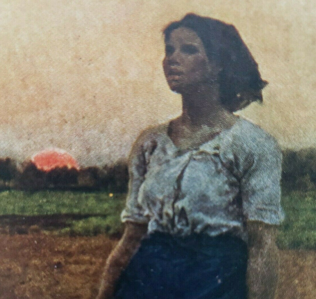 The Song of the Lark Postcard Jules Breton 1827-1906 Unstamped - Etsy