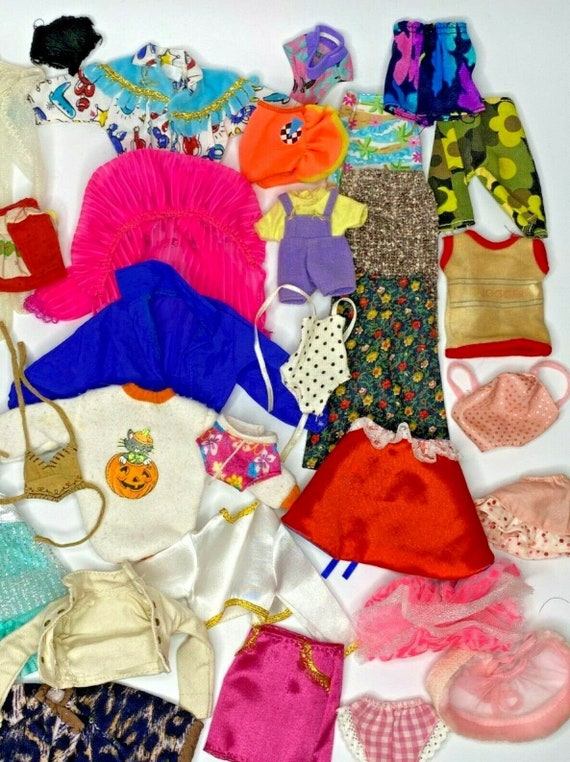 Toys & Games Toys #DL714 40 Pieces Vintage Barbie Clothes Small Doll ...