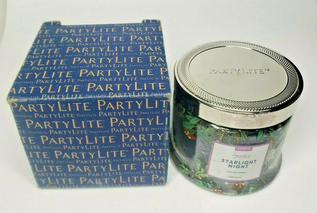 Vintage Retired Partylite 3-wick Jar Candle With Lid New in Box ...