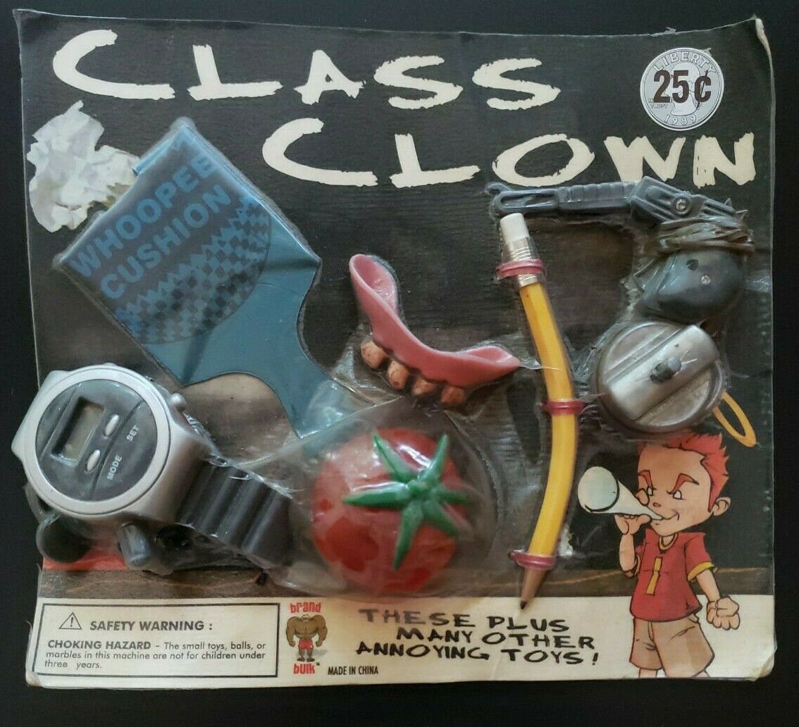 Vintage class clown gumball vending machine charms header | Etsy