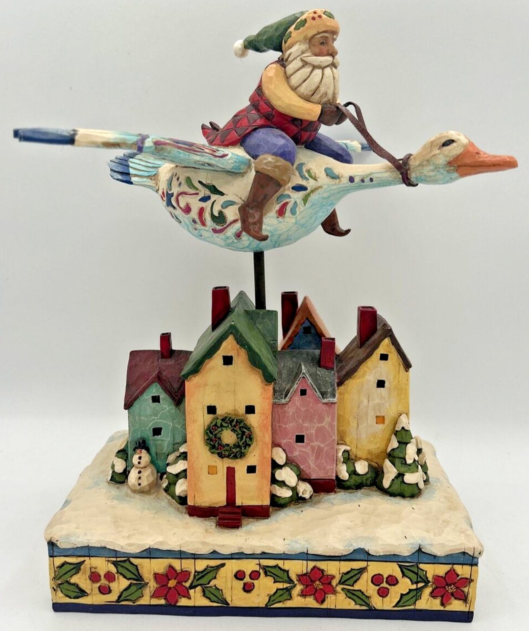 Vtg Jim Shore santa Takes Flight Figurine No Box SKU 4002289/JS7 - Etsy