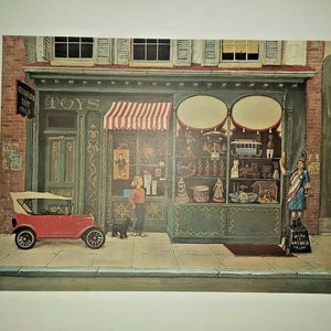 Vintage Rare Print of Georgetown Toy Shop in the Early 1950's. - Etsy