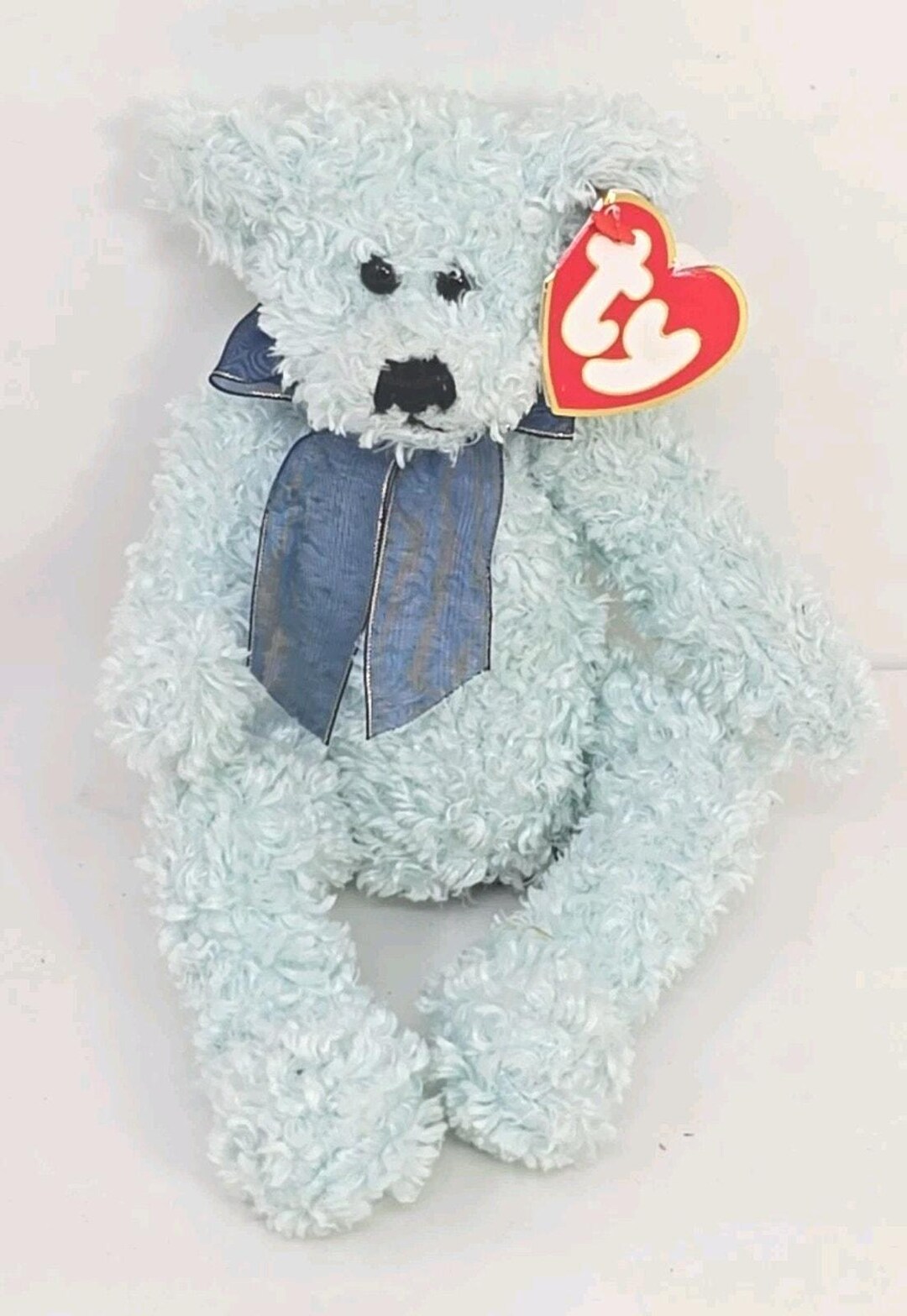 1993 Ty Beanie Baby "armstrong" Retired Light Blue Bear BB30 - Etsy