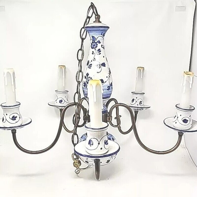 Delft Chandelier - Etsy