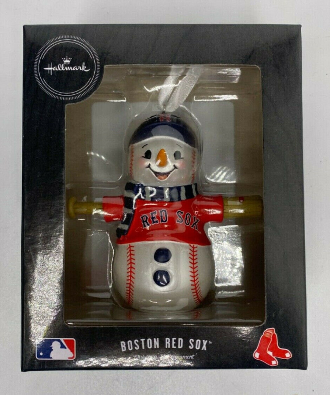 Vtg Hallmark MLB Boston Red Sox Snowman Ornament U57/2965 - Etsy