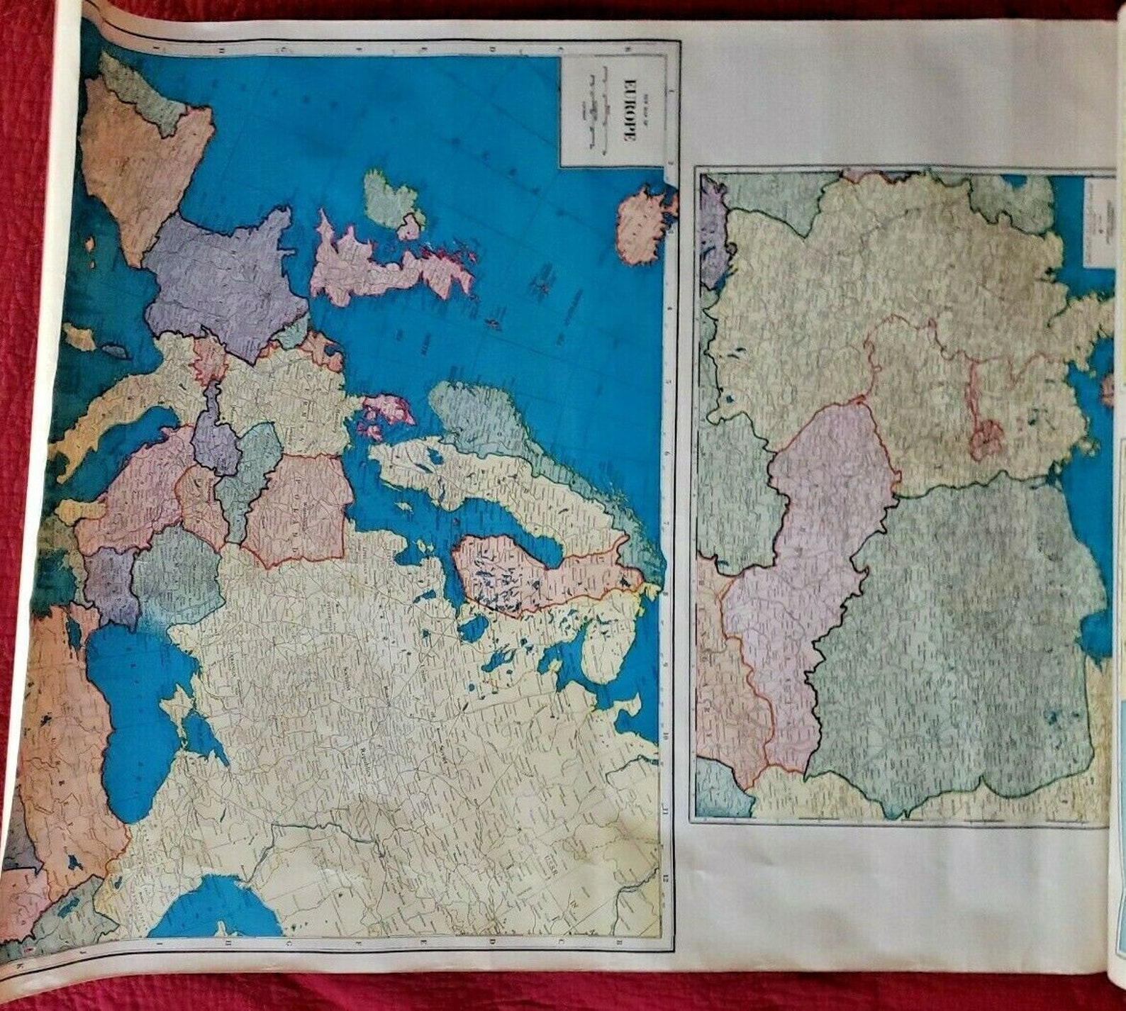 1976 Historical Map of United States School & Library Pub Co. - Etsy