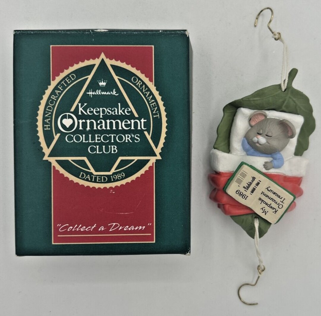 Hallmark Members Only Keepsake Ornament Collect A Dream 1989 U74 - Etsy