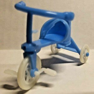 Vintage Baby Tricycle Cake Topper Decoration Blue With Baby Made in ...