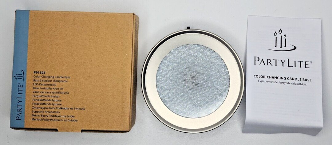 Vintage Retiredpartylite Color Changing Candle Base Retired NIB P91323 ...