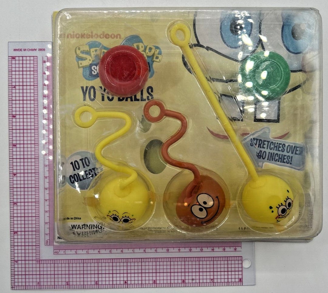 Vintage Vending Display Board Spongebob Yo Yo Balls 0061 - Etsy