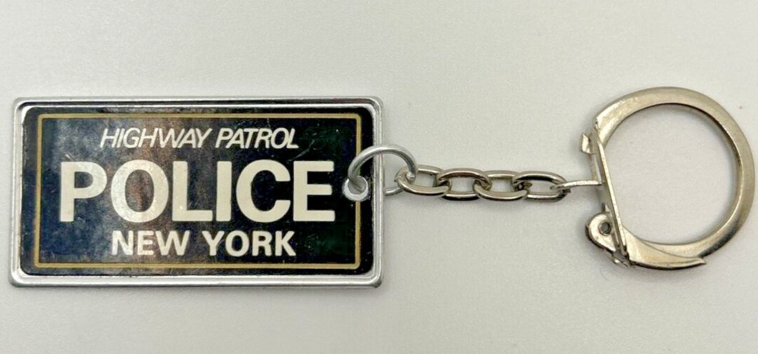 Vintage Highway Patrol Police New York Keychain SKU B-13 - Etsy