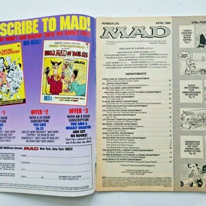1988 Mad Magazine April No. 278 mad Rap Issue / Dirty Dancing M262 - Etsy