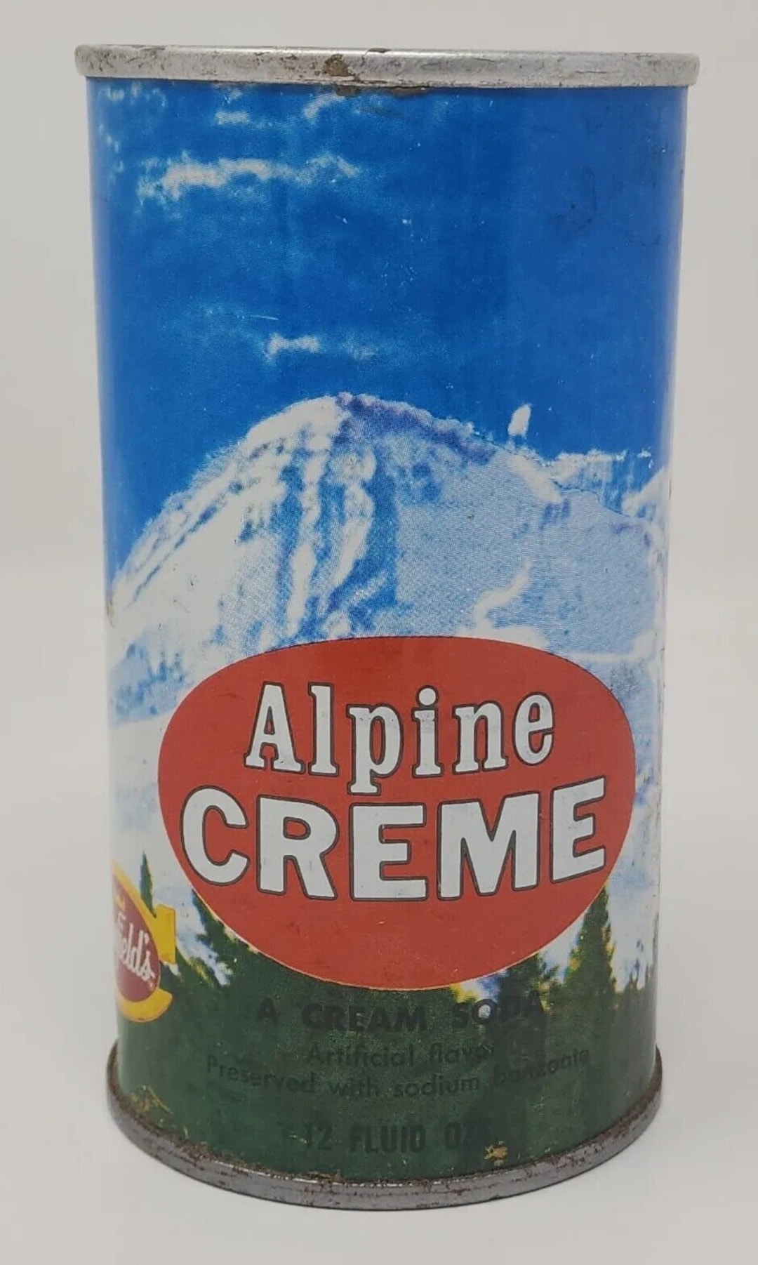 1970's 12 Oz Steel Canfield's Alpine Creme Empty Soda - Etsy