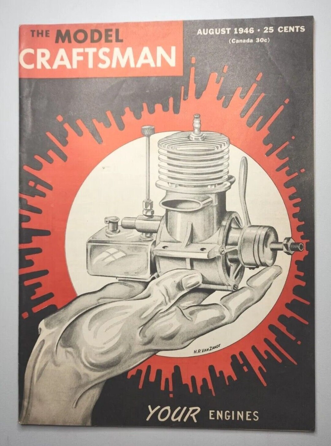 1946 the Model Craftsman August Magazine of Mechanical Hobbies - Etsy