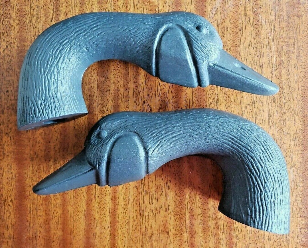 Vintage Canadian Goose Plastic Goose Decoy Heads Unpainted Lot 2 U115 ...