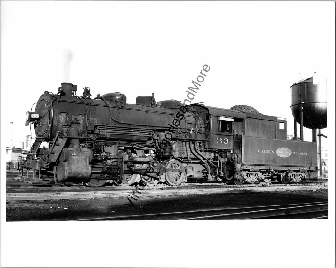 1948 Illinois Terminal Railroad Co. 33 Steam Locomotive Federal, ILL T4 ...