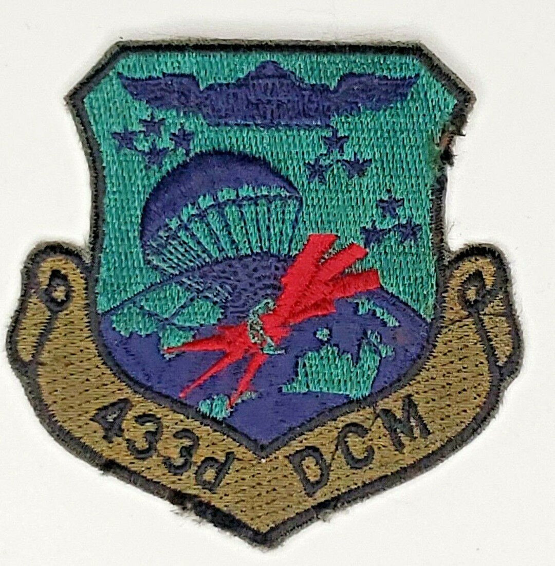 Vintage Usaf 433d Dcm Military Maintenance Squadron Patch Pb156 - Etsy