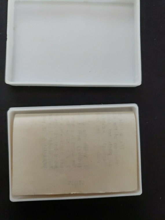 Vintage rare transparent stubs circle rubber corp prophylactic plastic ...
