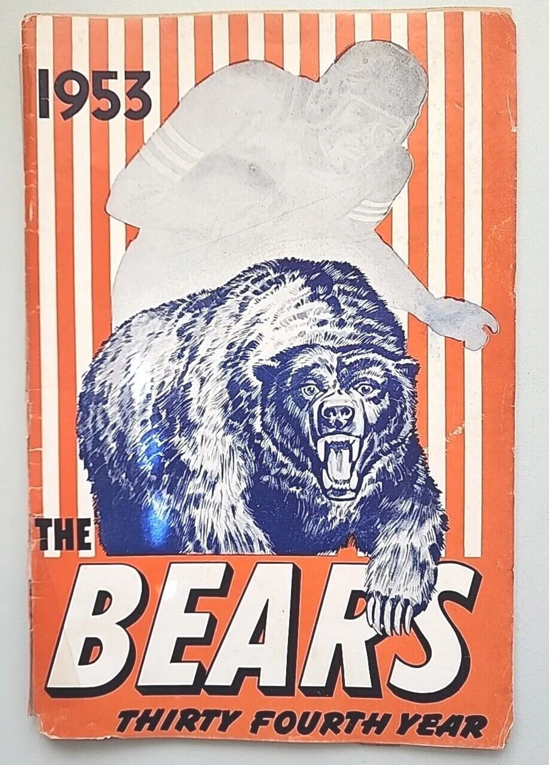 1953 Chicago Bears Football Media Guide Game Program Souvenir Standard ...
