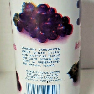 Vintage Nehi Grape Steel Soda Pop 12oz Steel Can, Royal Crown Cola Co ...