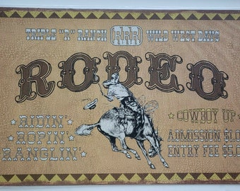Metal Rodeo Signs - Etsy