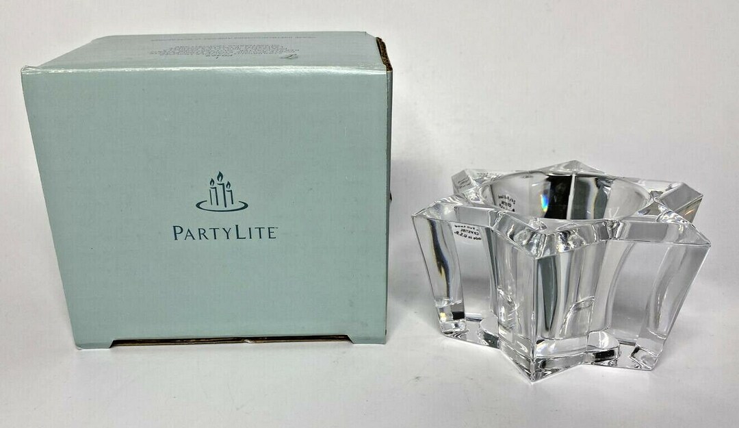 Vintage Retired Partylite Starbright Candle Holder Retired Nib P13e ...