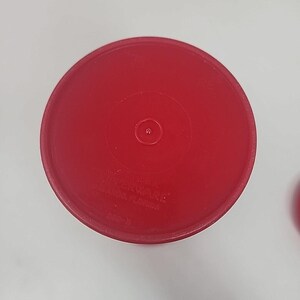 Vtg Tupperware Red Container 262 and Tupper Seal Lid 603-3 Pitcher ...