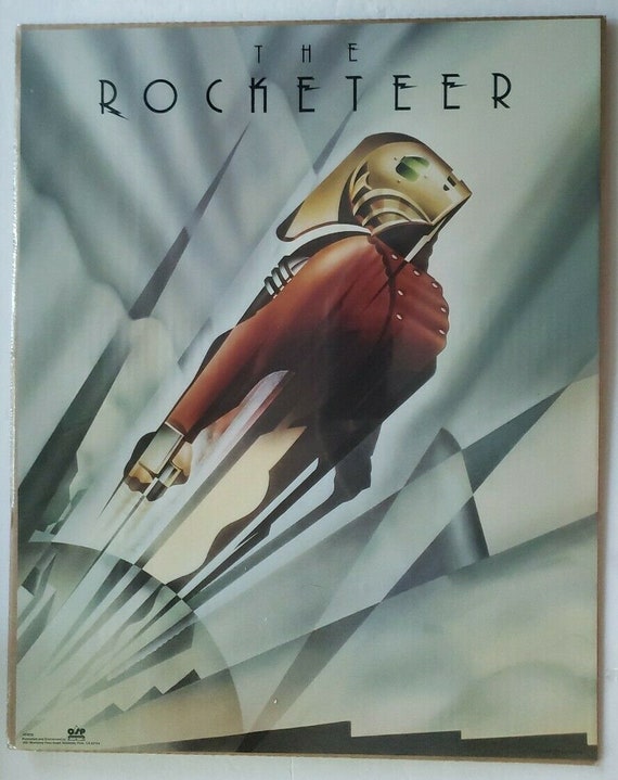 Disney's the rocketeer 1991 original movie poster new… - Gem