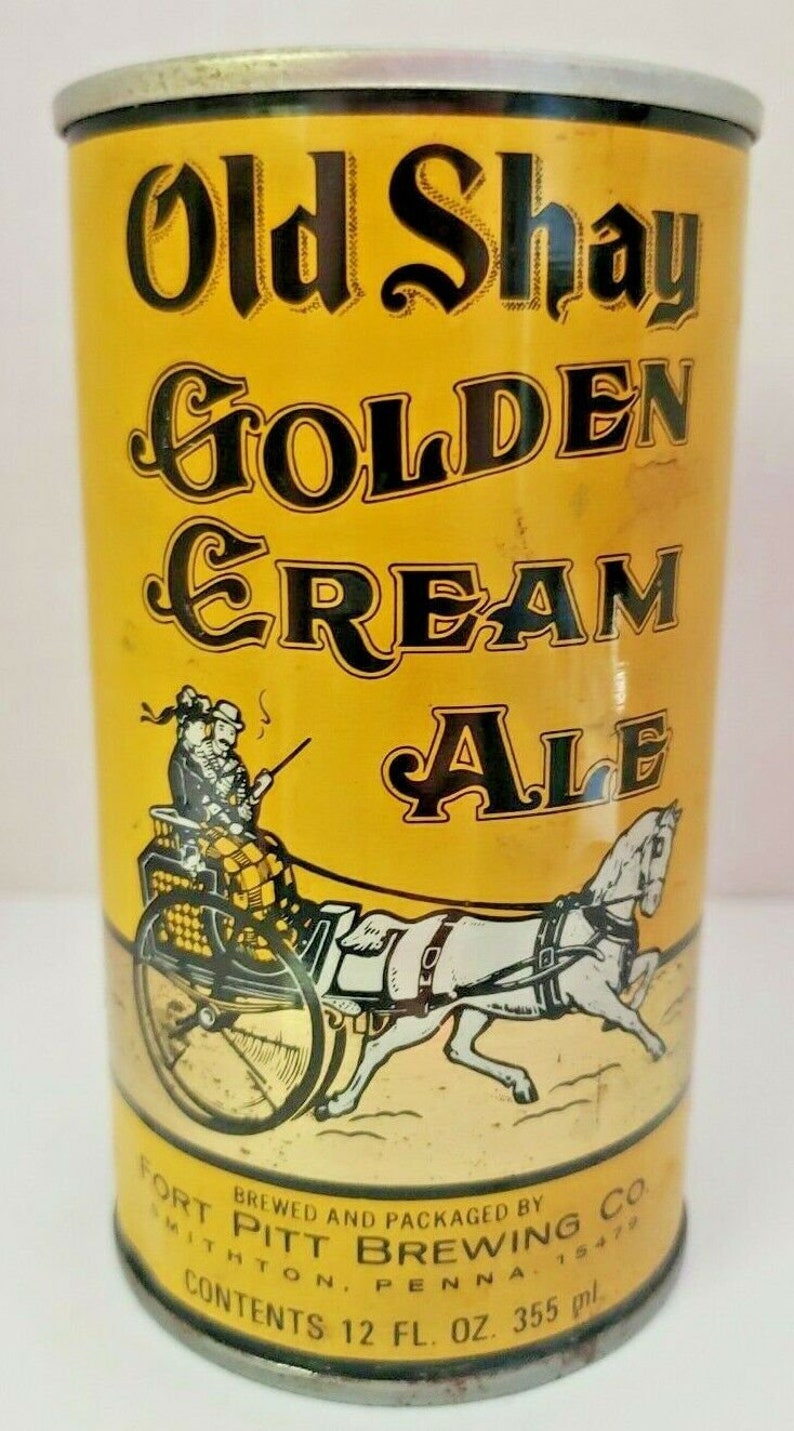 Vintage 1970's Old Shay Golden Cream Ale Steel Pull Tab - Etsy