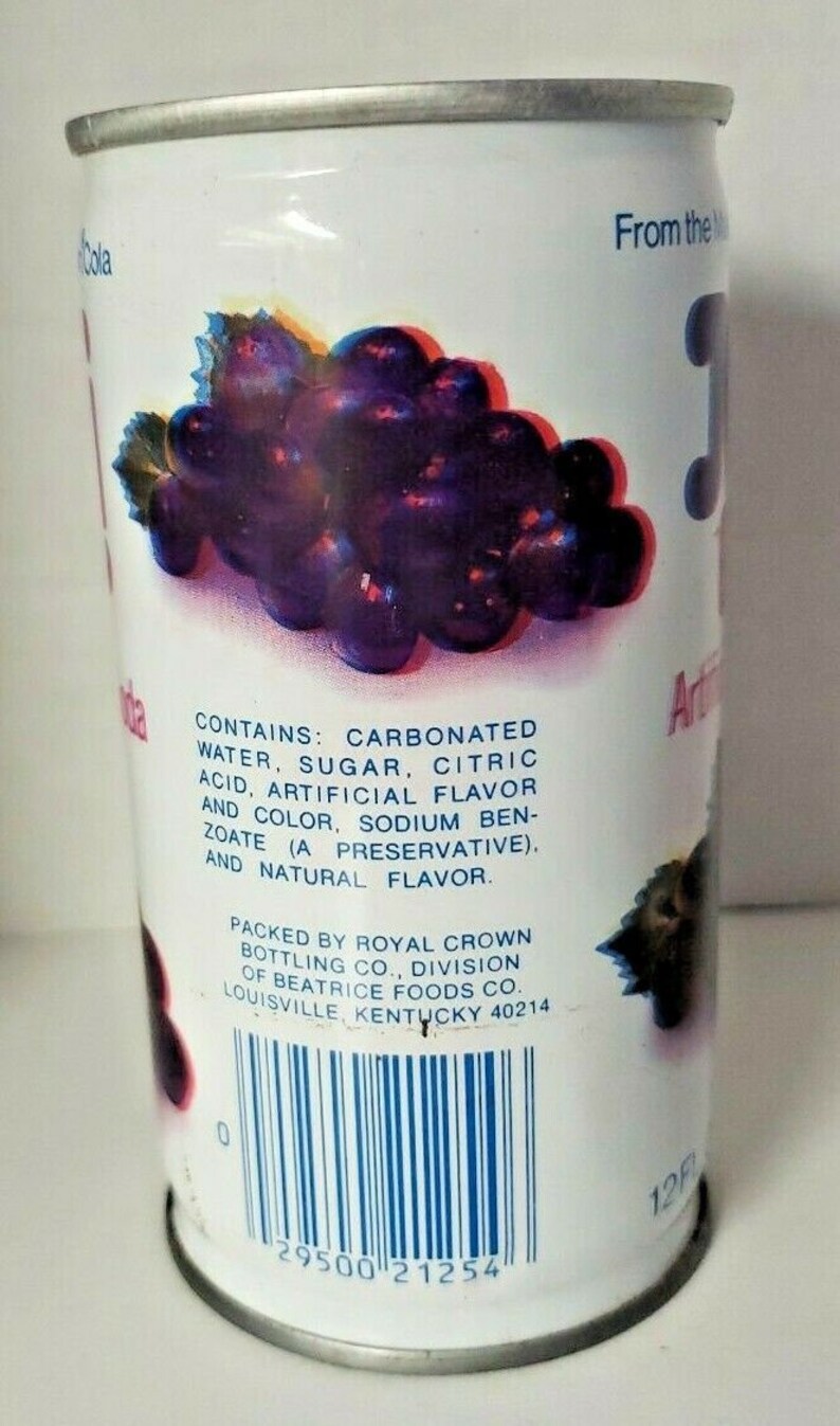 Vintage Nehi Grape Steel Soda Pop 12oz Steel Can Royal Crown - Etsy