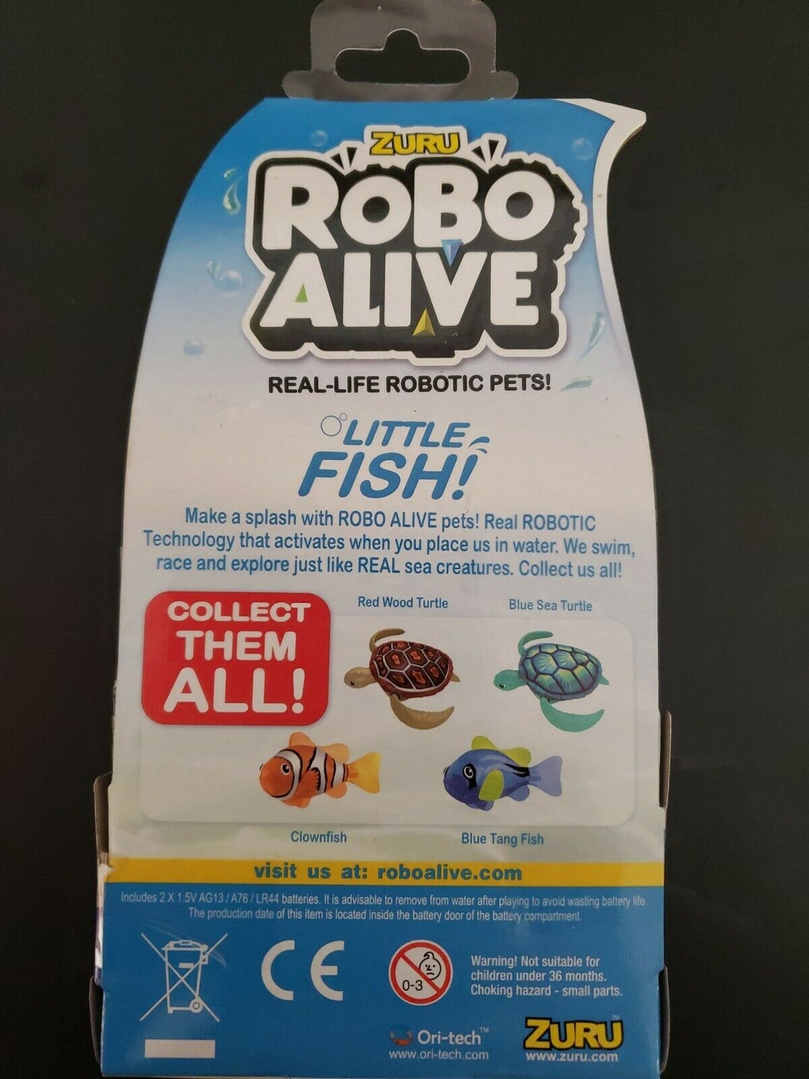 Zuru Robo Alive Blue Tang Fish Real-life Robotic Pets Swims - Etsy