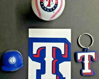 Texas Rangers Helmet - Etsy