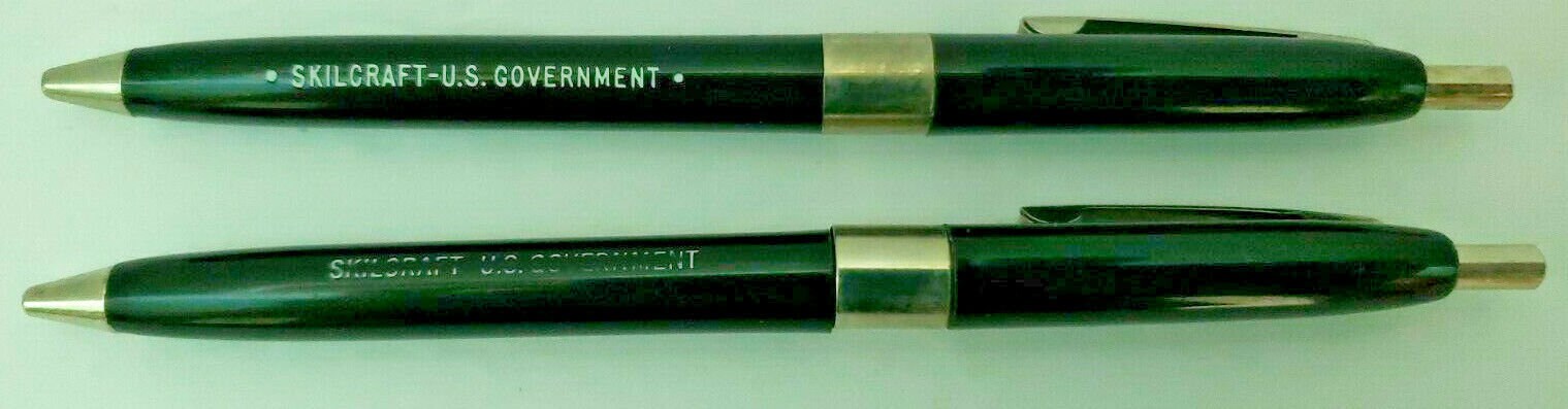 Vintage Skilcraft Us Government Desk Pens Lot of 2 Black Pens - Etsy Canada