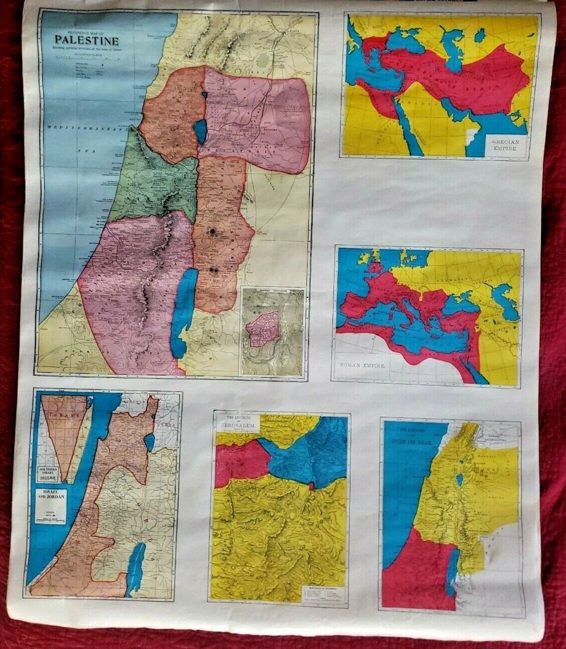 1976 Historical Map of United States School & Library Pub Co. - Etsy