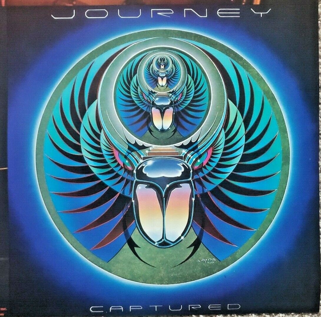 Vintage 1981 Journey Captured Poster Record Insert Kc2-37016 | Etsy