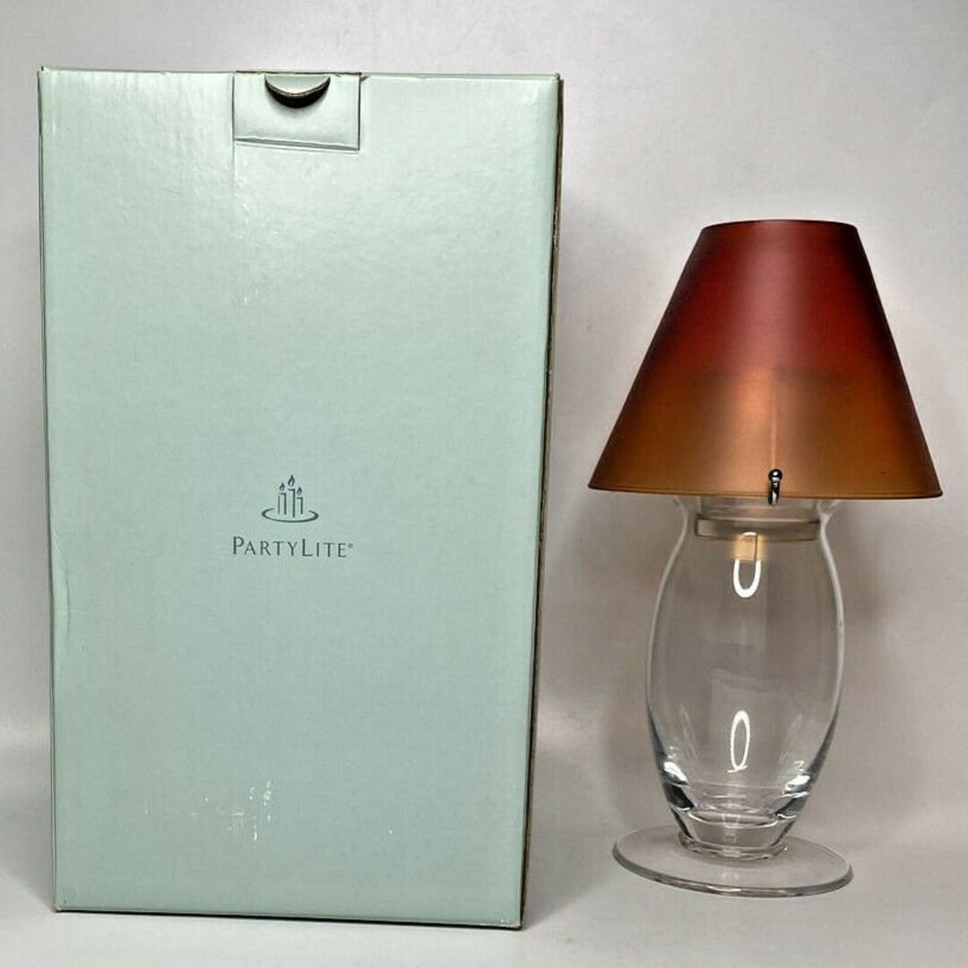Partylite Autumn Fire Candle Lamp Rare Retired NIB P16B/P8661 - Etsy