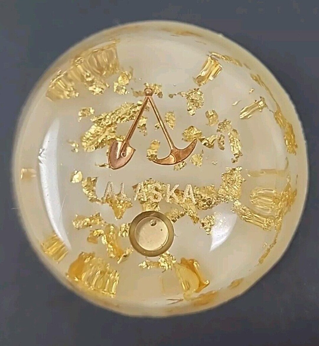 Vintage Great Alaska Gold Flakes Shovel Pan Pick Paperweight PB196 - Etsy