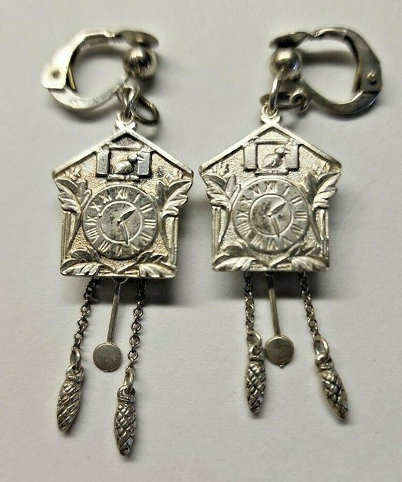 vintage cuckoo clock dangle - Gem