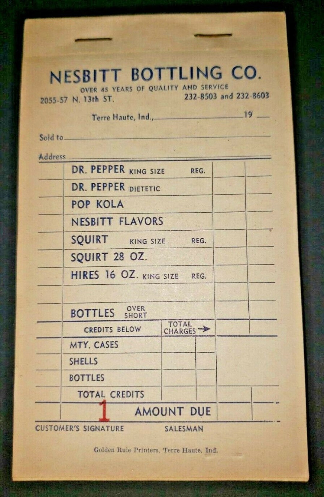 VTG Dr Pepper Pop Kola Squirt Hires Soda Salesman Sales - Etsy