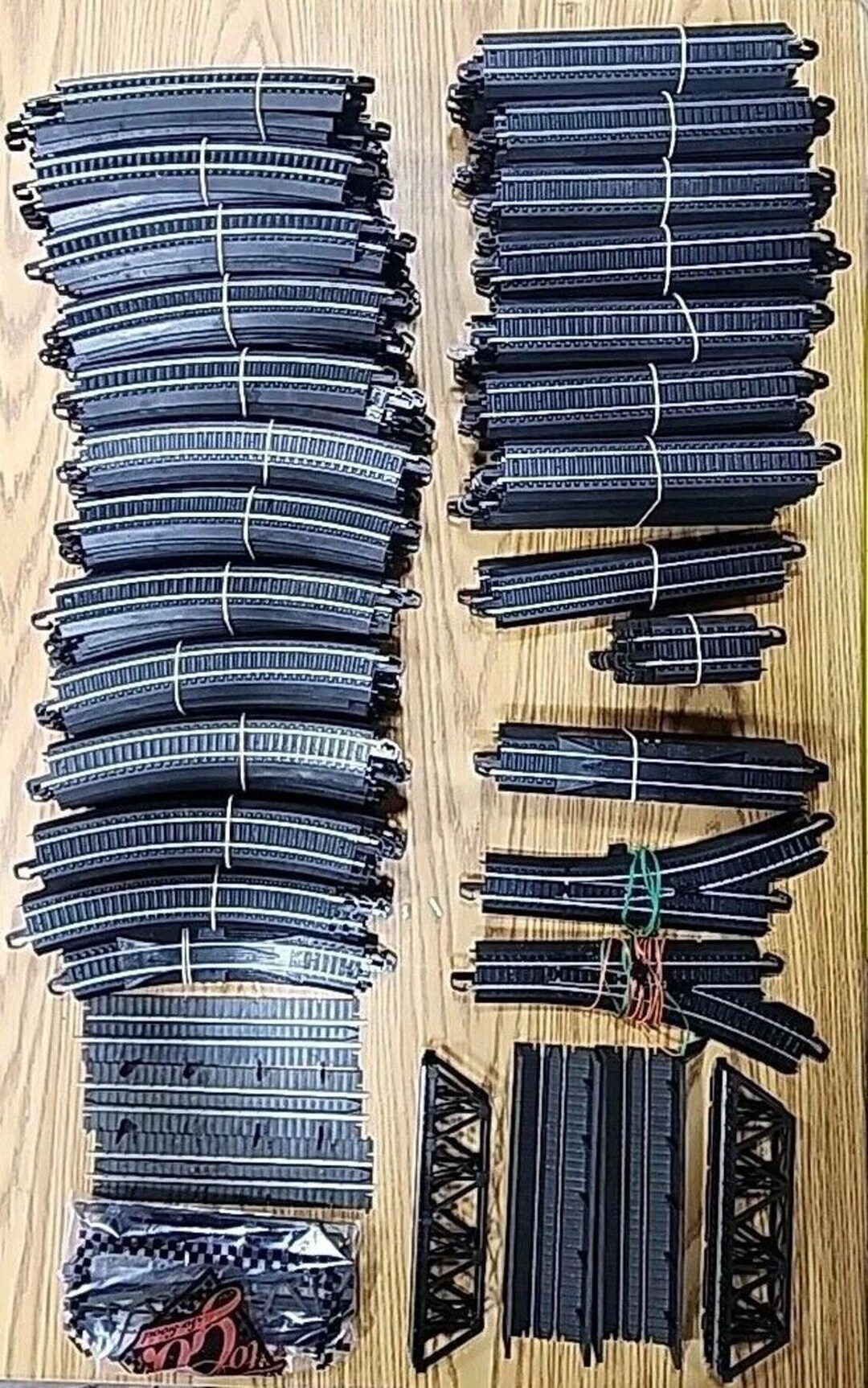 Bachmann Straight HO E-Z Track Black Mixed Lot of 218 VSA-8 - Etsy