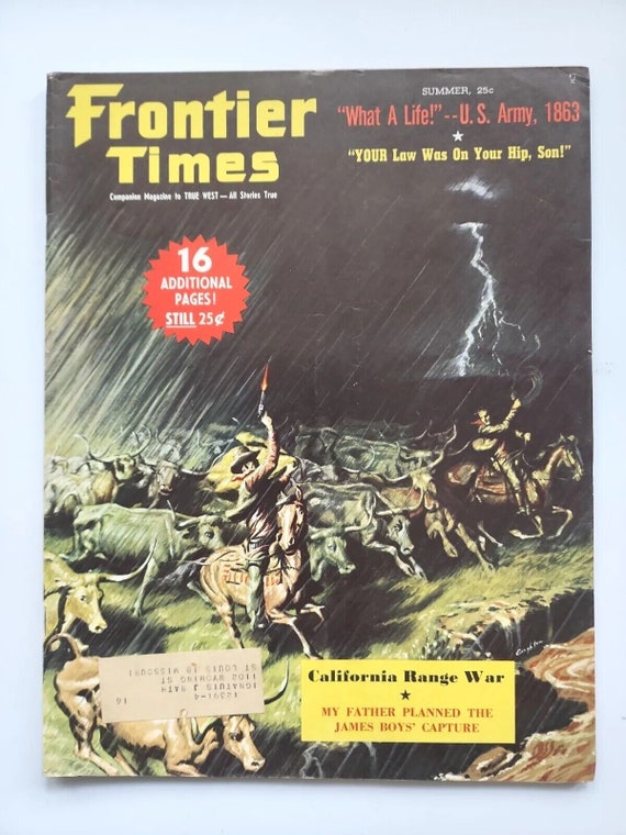 Frontier times vintage magazine sumer, 1959 "what a l… - Gem
