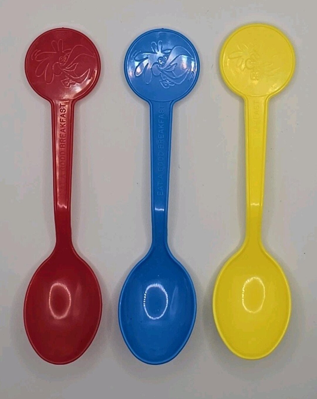 Vtg Cocoa Puffs Promo Spoon Sonny Prize Eat Good Breakfast Colors Set ...