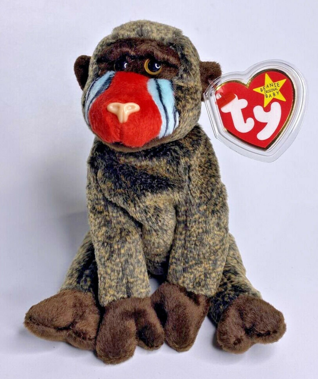 1999 Ty Beanie Baby "cheeks" Retired Baboon Bb14 - Etsy